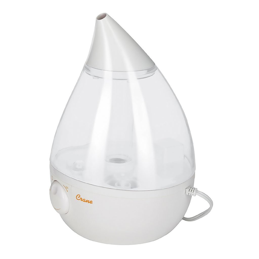 Crane 1 Gal. Drop Cool-Mist Humidifier for Personal Therapeutic ...