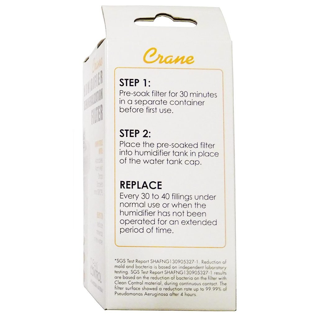 Crane - Humidifier Demineralization Filter Cartridge (For use in Crane ...