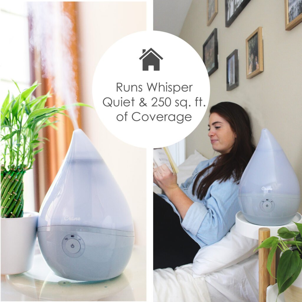 Droplet Filter-Free Cool Mist Humidifier with Vaporizer Function for ...